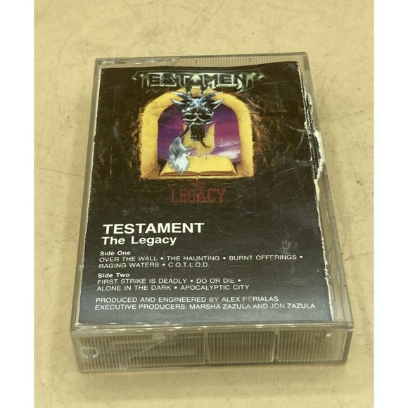 Testament The Legacy | Media | Testament The Legacy Cassette Tape 987 ...